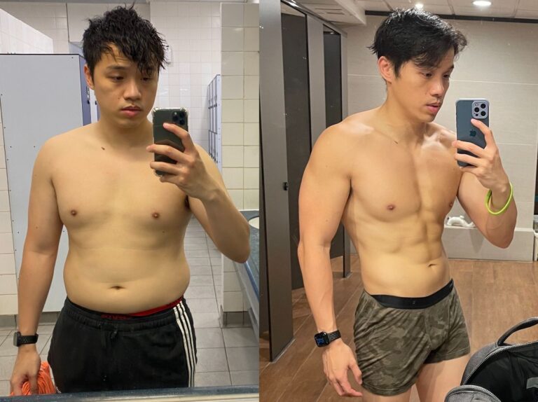 Skinny-Fat to Ripped Transformation (40 LBS muscle gain)